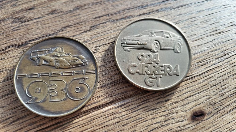 Porsche Christophorus Kalender Medaillen Münzen 1980/1981 (Gebraucht ...