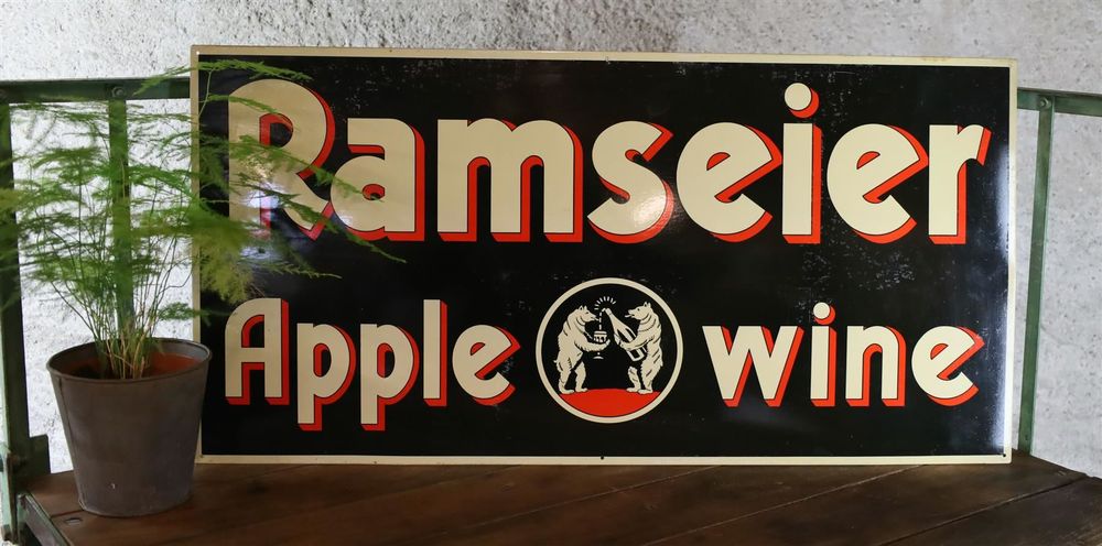 Blechschild "Ramseier Apple wine" (Gebraucht) in Birrwil für CHF 285 ...