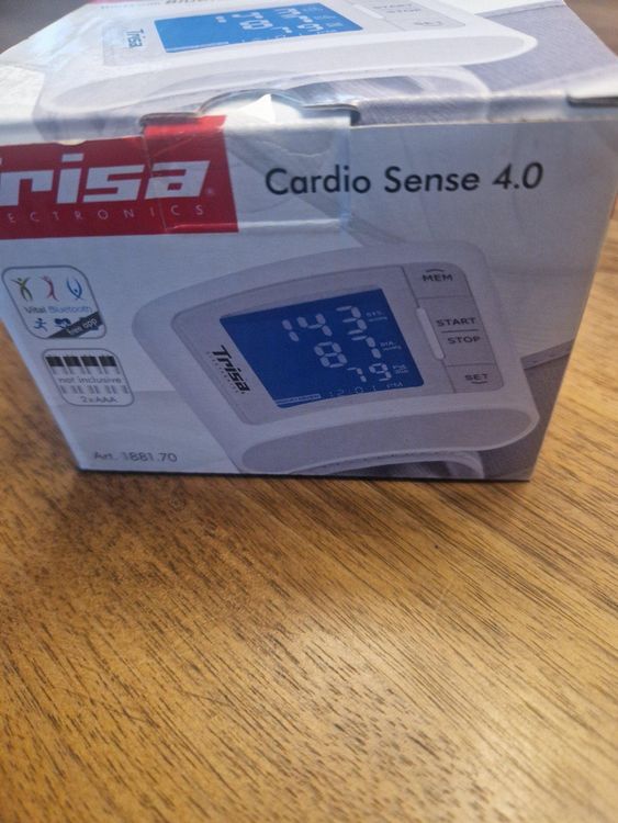 Trisa Cardio Sense 4.0 Bluetooth Blutdruckmessgerät Neu (Neu und ...