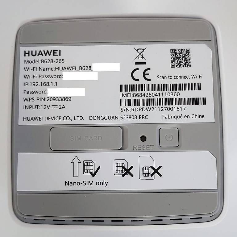 Huawei 4G B628-265 - Max. 600mbps - CPE Pro 2 - CAT12 (D'occasion) à ...