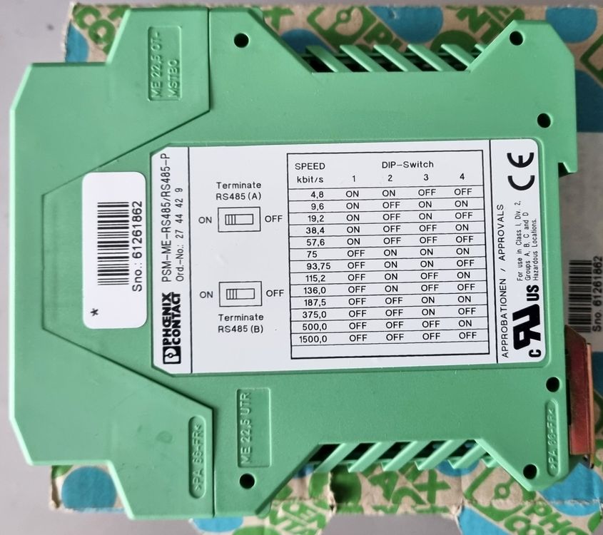 RS485 / Modbus Repeater Phoenix Contact PSM-ME-RS485 (Gebraucht) in ...