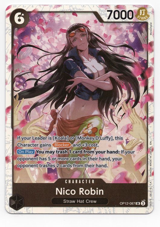 Nico Robin SR OP12-087 Legacy of the Master Englisch (Neu (gemäss ...