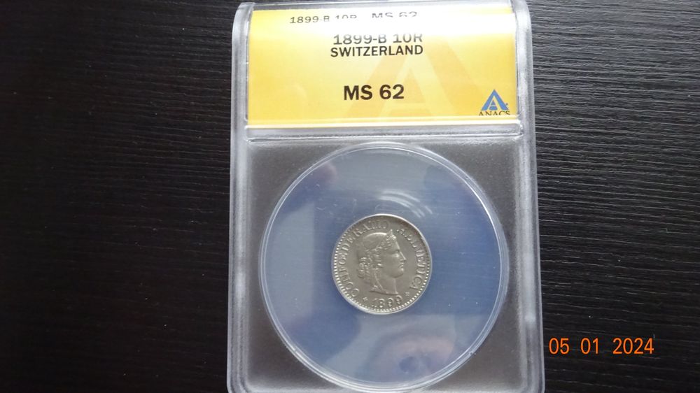 10 Rappen 1899 STGL MS62 | Kaufen auf Ricardo