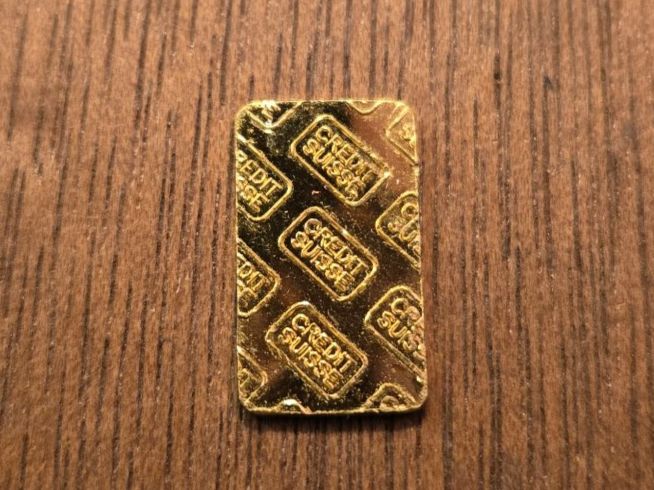 1gr. Fine Gold 999.9 Barren von Credit Suisse Nr. 87292 (Gebraucht) in ...