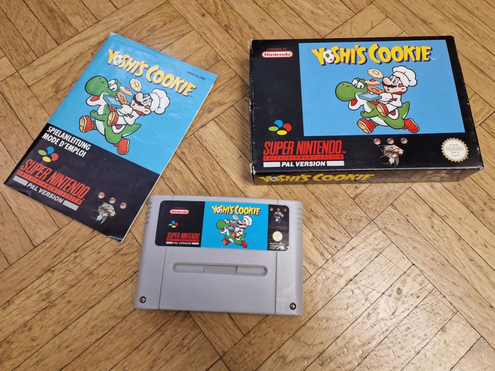 Yoshi's Cookie für Super Nintendo / SNES Konsole OVP PAL (Gebraucht) in Neuhausen am Rheinfall ...