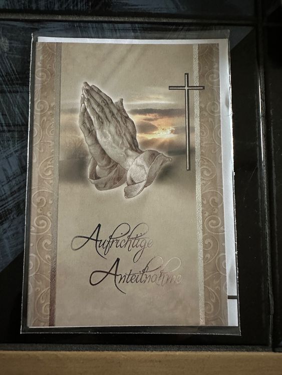 Trauer Karte Anteilnahme Beileid Mitgefühl Karten (Neu und ...