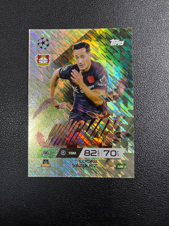 Topps Match Attax 2025/26 Lucas Vazquez 185 (Neu (gemäss Beschreibung ...