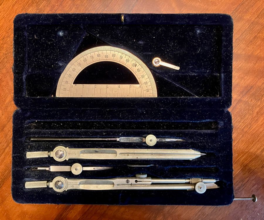Compas, rapporteur & règles Kern & Co Aarau, vintage, Suisse (Gebraucht ...