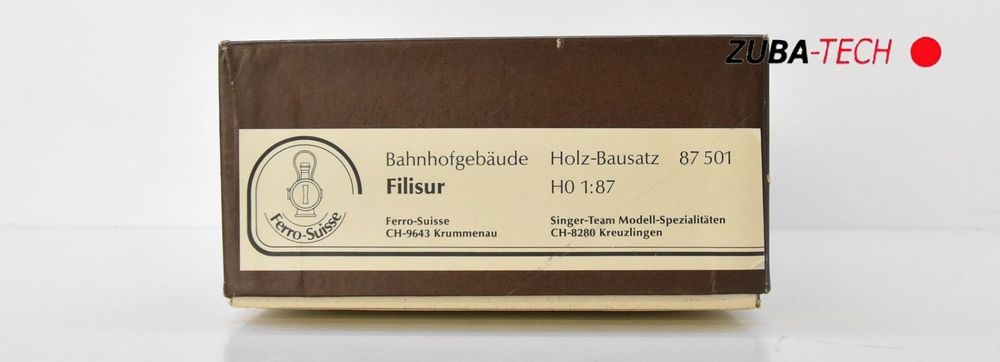 Ferro Suisse Bausatz Bahnhofsgebäude Filisur 1:87 mit OVP (Gebraucht ...