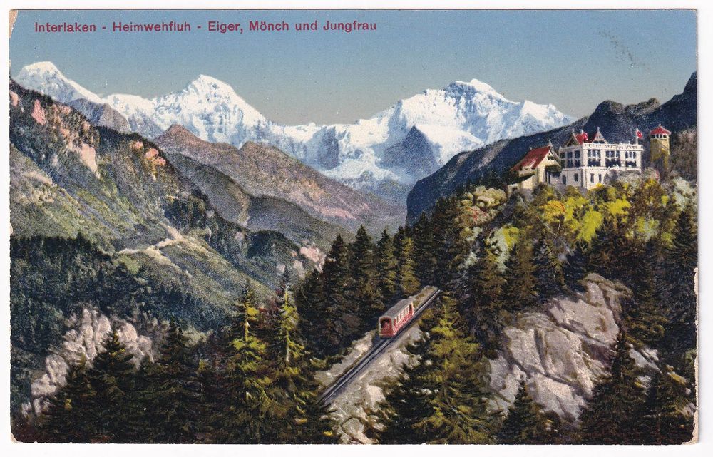 Interlaken - Heimwehfluh Eiger, Mönch und jungfrau (Gebraucht) in Cormoret für CHF 1.2 – mit ...