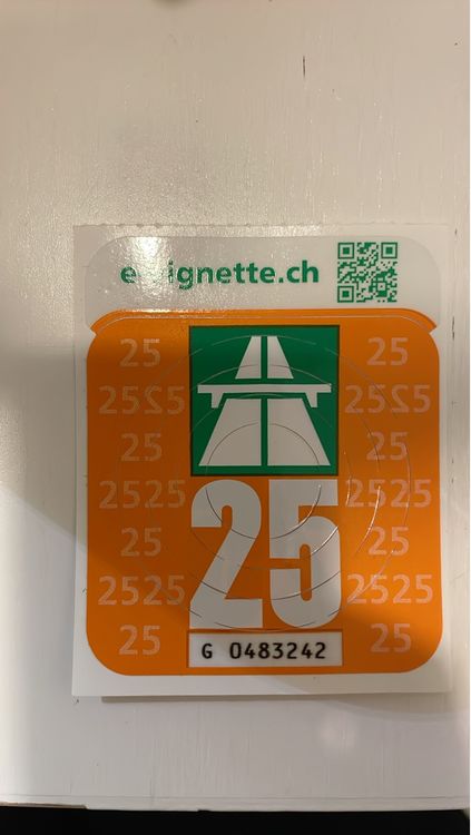 Swiss Motorway Vignette 2025 (Neu und originalverpackt) in Zürich für ...