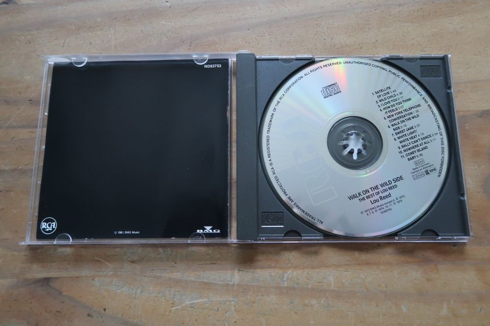 LOU REED - THE BEST OF - WALK ON THE WILD SIDE - CD (Gebraucht) in ...