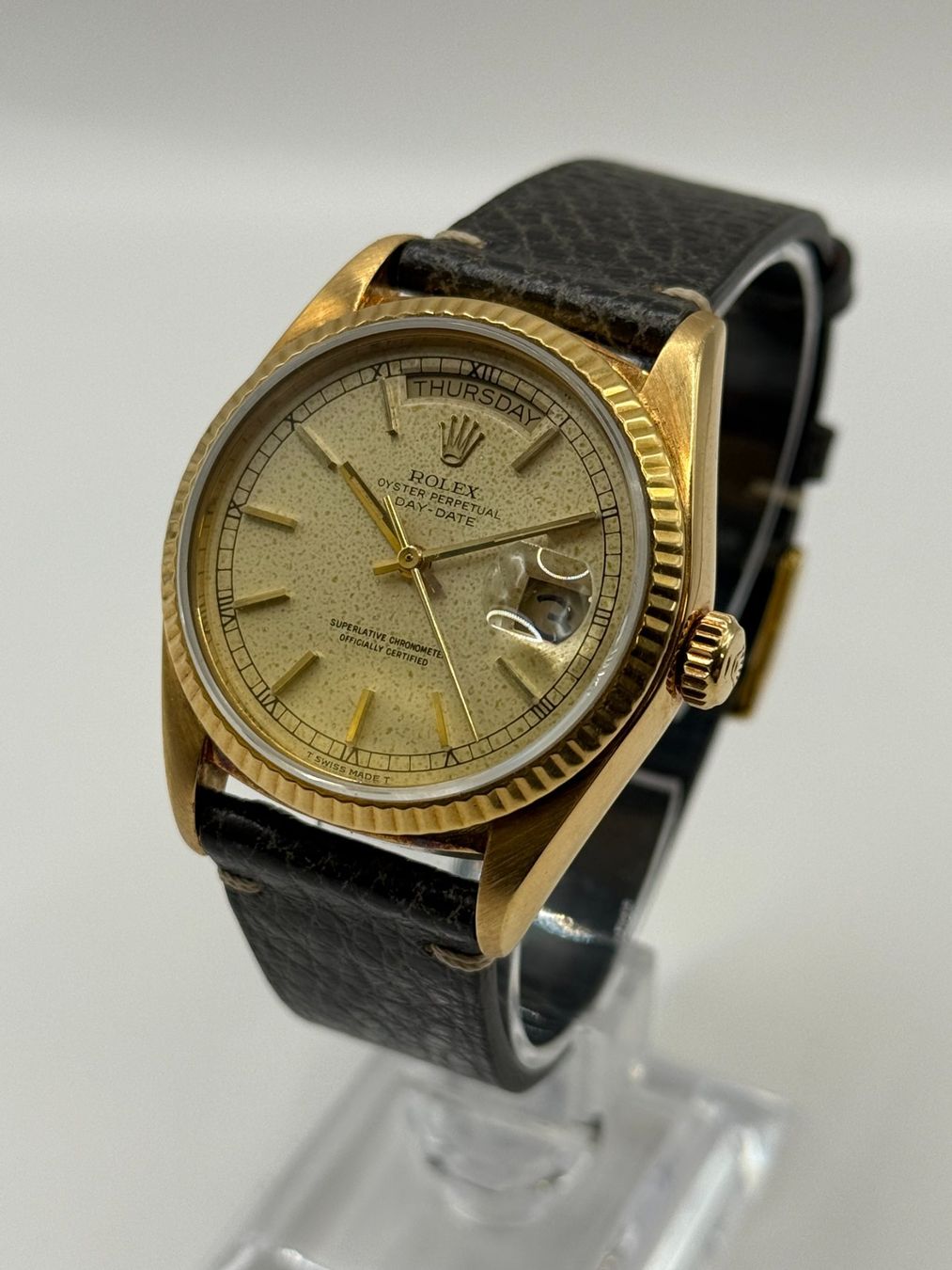 Rolex Day-Date 36 Or Jaune 18K – Réf. 18038 (1984) (D'occasion) à ...