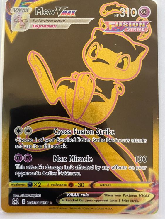 Pokemon Mew VMax TG30/TG30 Lost Origin EN (Neu (gemäss Beschreibung)) in Elgg für CHF 30 – mit ...