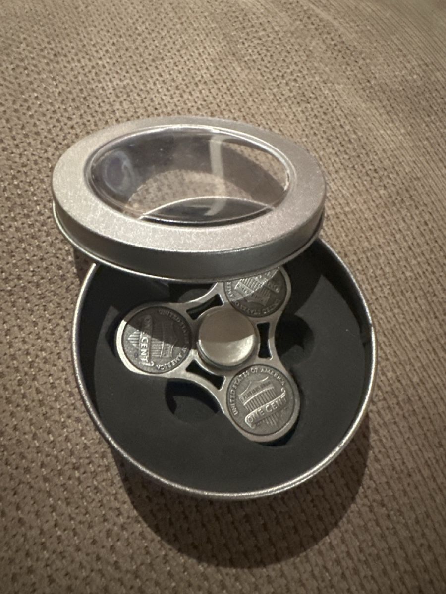 Origineller Fidget Spinner aus US Cent Muenzen, Neu! (Neu (gemäss ...