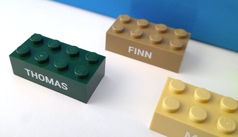 Einzigartige LEGO-Steine mit Namen - Lego bricks with names (Gebraucht ...