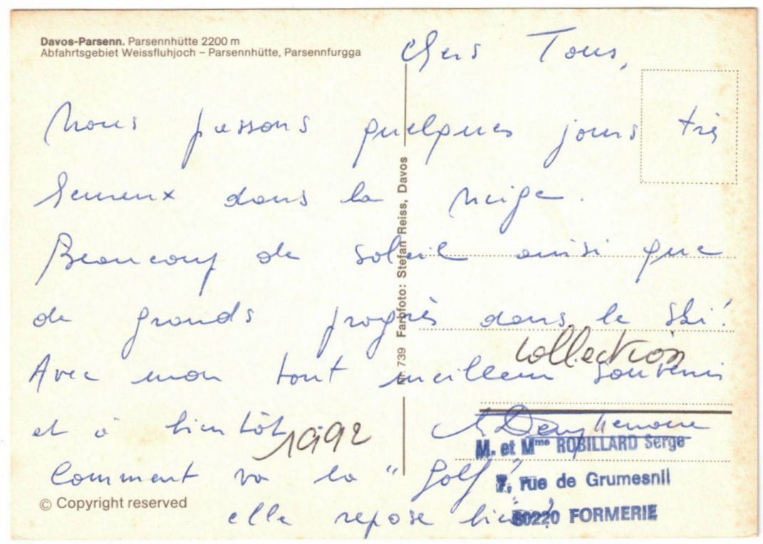 Davos - 5 Bild AK Parsenn (Gebraucht) in Binningen für CHF 1 – mit ...