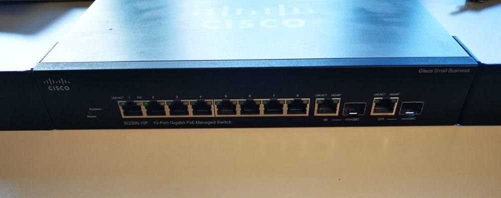 Cisco SG300-10P PoE Managed Switch | Kaufen auf Ricardo