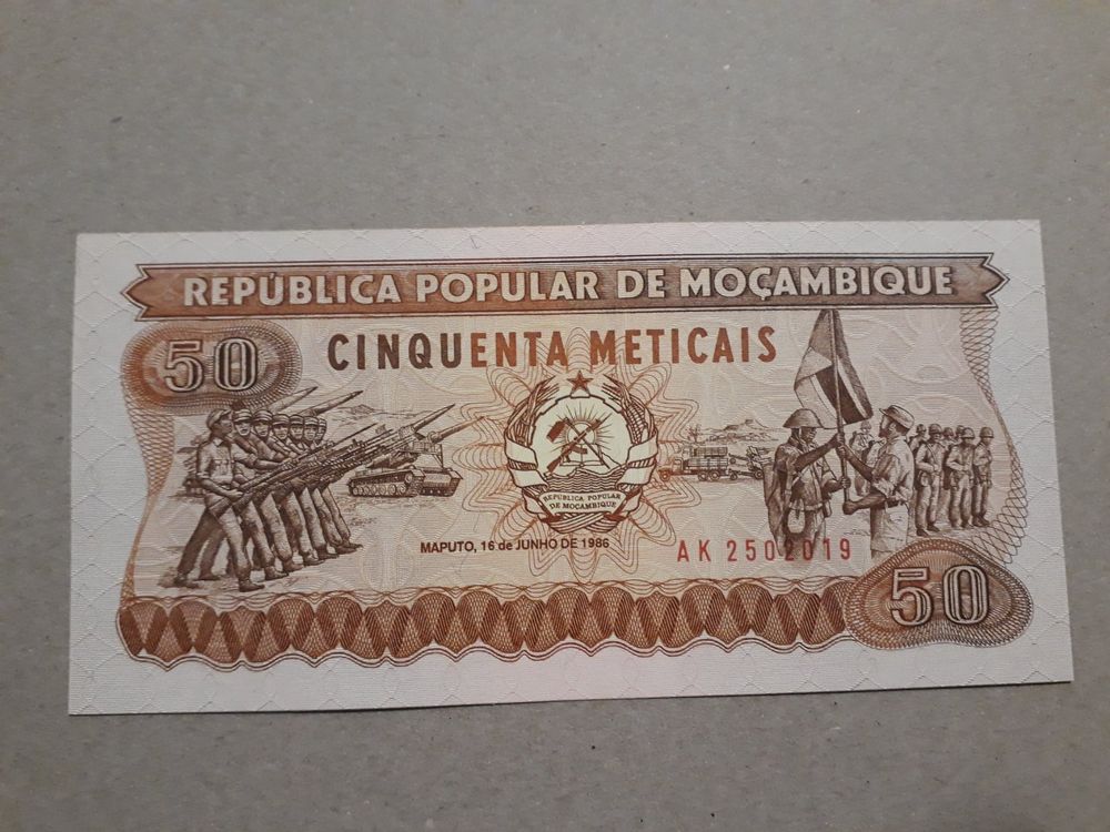 MOCAMBIQUE - 50 Meticais 1986 UNC (AK2502019) | Kaufen auf Ricardo