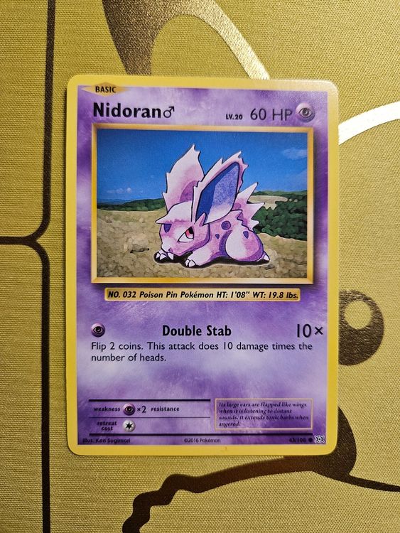 Evolutions - Nidoran M 43/108 (Gebraucht) in Bellinzona für CHF 0.3 – mit Lieferung auf Ricardo ...