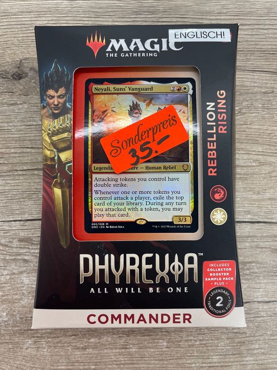 Magic Commander Rebellion Rising Phyrexia Englisch | Kaufen auf Ricardo
