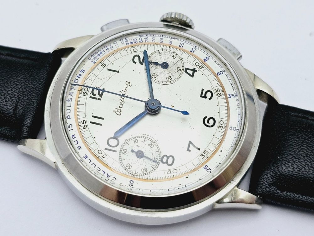 BREITLING Landeron 39 Chronograph Herrenuhr Vintage (Gebraucht) in ...
