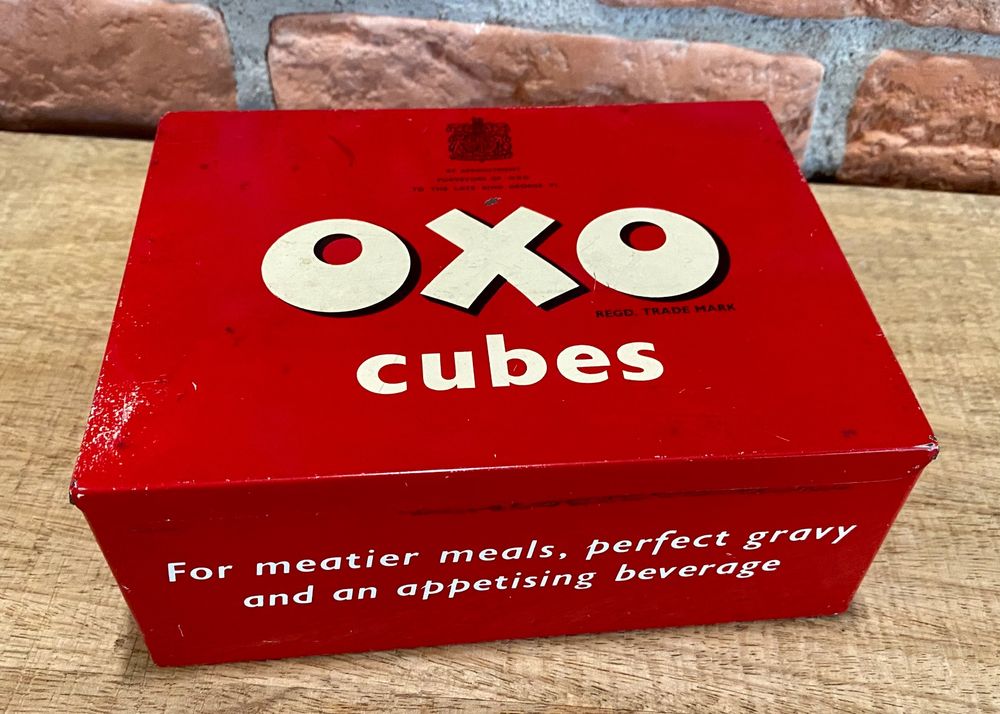 50er Jahre - Vintage Blechdose OXO Cubes aus England | Kaufen auf Ricardo