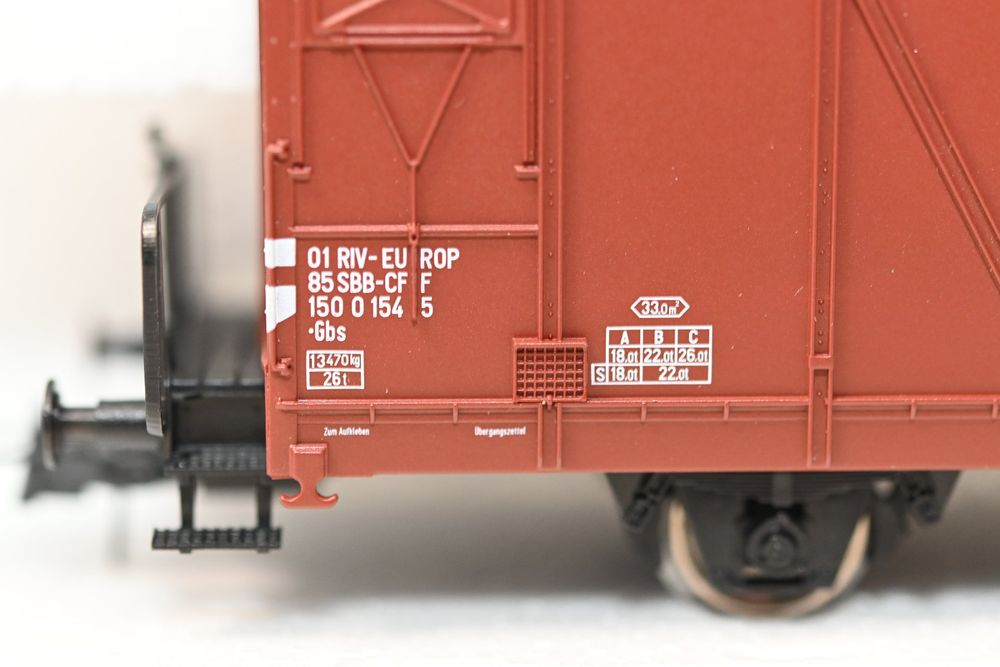 Riv Europ SBB gedeckter Güterwagen Roco H0/DC mit OVP | Kaufen auf Ricardo