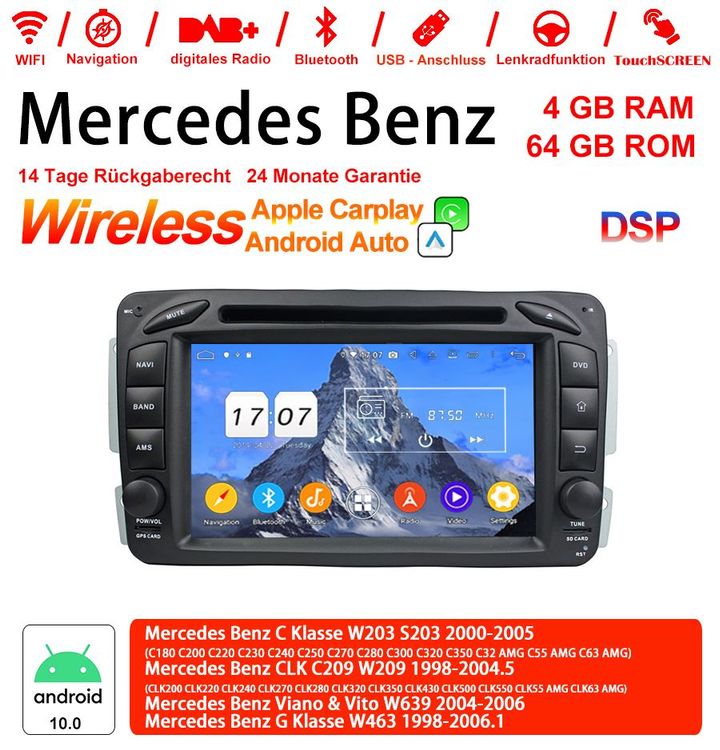 Android Autoradio Für Benz C-klasse W203 (Neu und originalverpackt) in Chur für CHF 520 – mit ...
