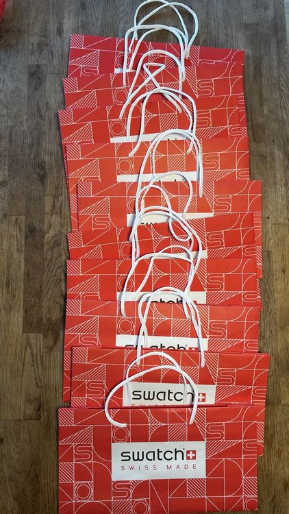 Swatch - 10 x Original shop bags | Kaufen auf Ricardo