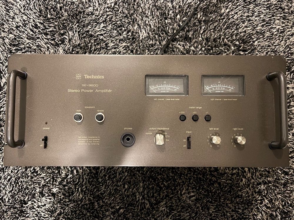 Technics Stereo Power Amplifier SE 9600 | Kaufen auf Ricardo