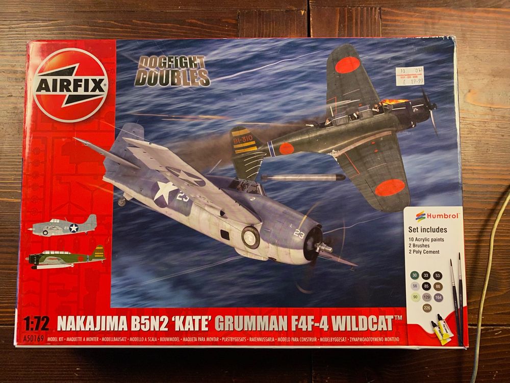 Airfix Grumman Wildcat F4F aus Dogfight set 1/72 (Neu (gemäss ...