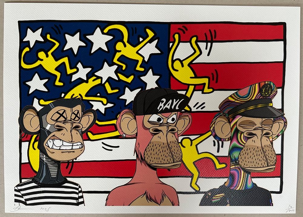 Death: Bored NFT Apes & Keith Haring, signiert 10/100 | Kaufen auf Ricardo