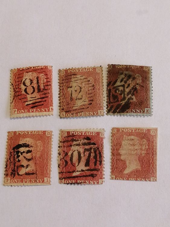 6mal One Penny Red 1854-64 | Kaufen auf Ricardo