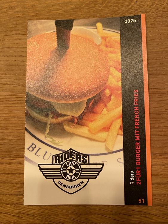 2:1 Gutschein für Burger mit French Fries in Densbüren (Neu (gemäss Beschreibung)) in Liestal ...