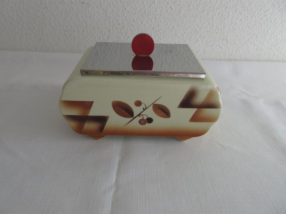 Keramik - Keks Dose, Art Deco | Kaufen auf Ricardo
