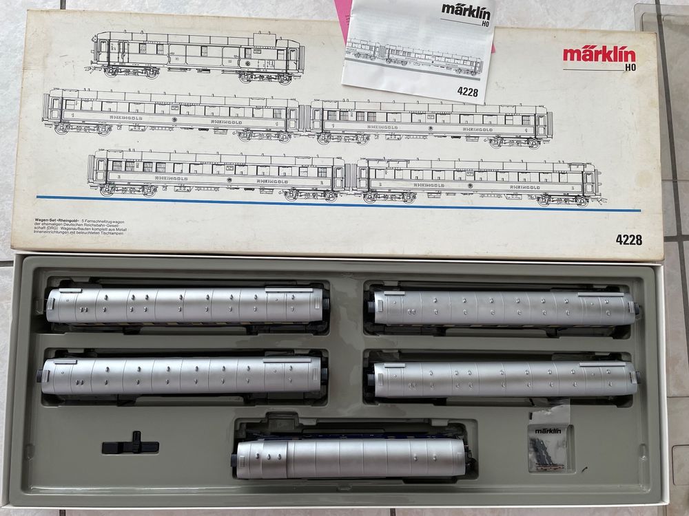 Marklin 4228 Wagen Set Rheingold (Neu (gemäss Beschreibung)) in ...