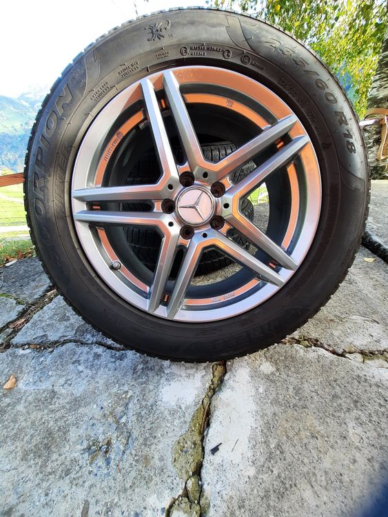 18 Zoll 5x112 Felgen 4 Stück mit Winterreifen 235/60R18 (Gebraucht) in Wiesenberg für CHF 500 ...