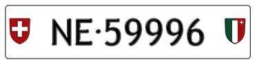 Plaque auto NE 59996 (Neuf (Voir description)) à Boudevilliers pour CHF ...