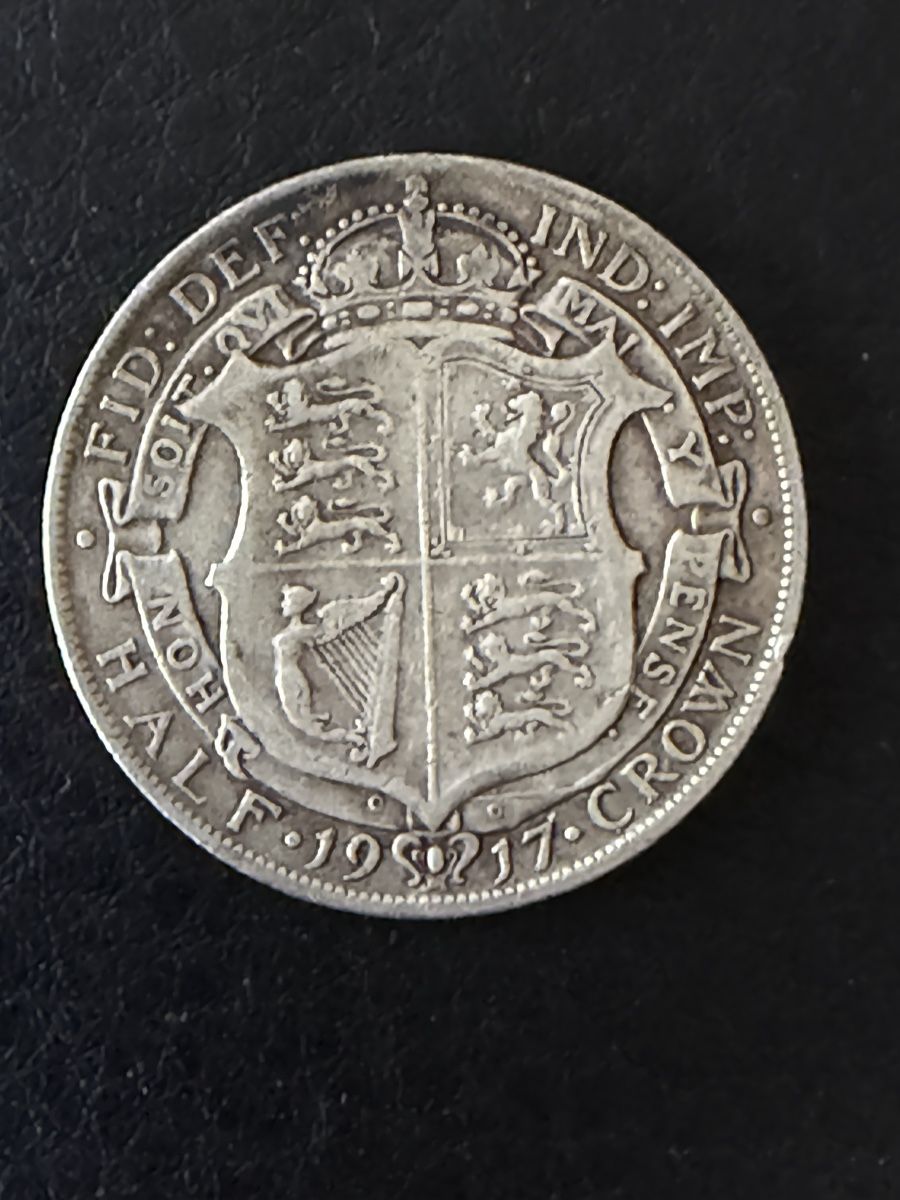 Silver .925 1/2 Crown Georges V 1917, UK, Londres (Gebraucht) in ...