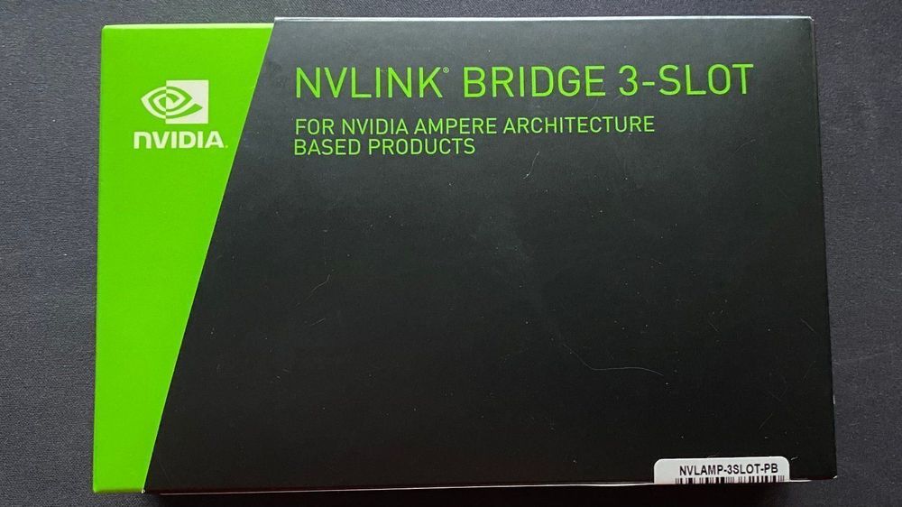 nvidia NVLINK Bridge für RTX 3090 3-Slot (Neu und originalverpackt) in ...
