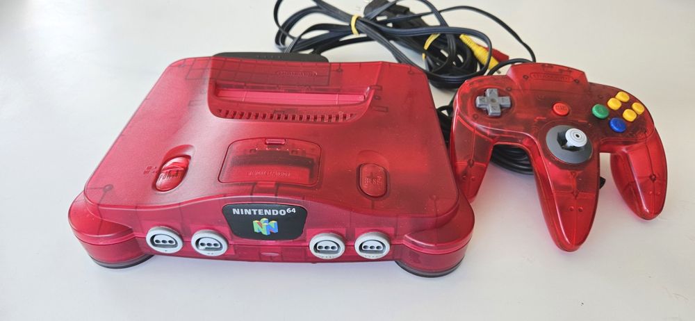 Konsole Nintendo 64 N64 Transparent Watermelon Red Rot | Kaufen auf Ricardo
