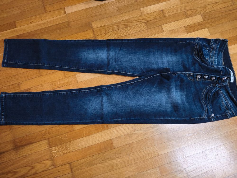 Chicoree Damen Jeans Jewelly Skinny Gr. 34 Blau (Neu (gemäss ...