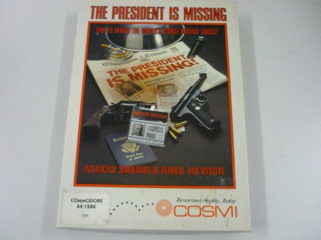 Commodore 64 The President is Missing Computerspiel Spiel | Kaufen auf ...