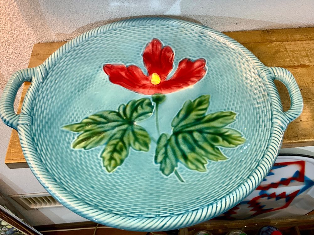 VINTAGE SCHALE MIT GRIFFE MAJOLIKA WEST GERMANY, 50-ER | Kaufen auf Ricardo