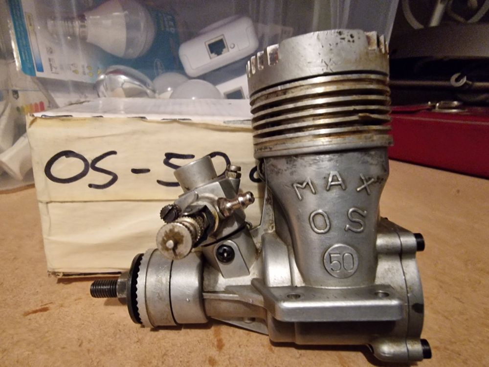 OS MAX50 -8 ccm Oldtimer/Sammlermotor (Defekt) in Basel für CHF 24 – mit Lieferung auf Ricardo ...