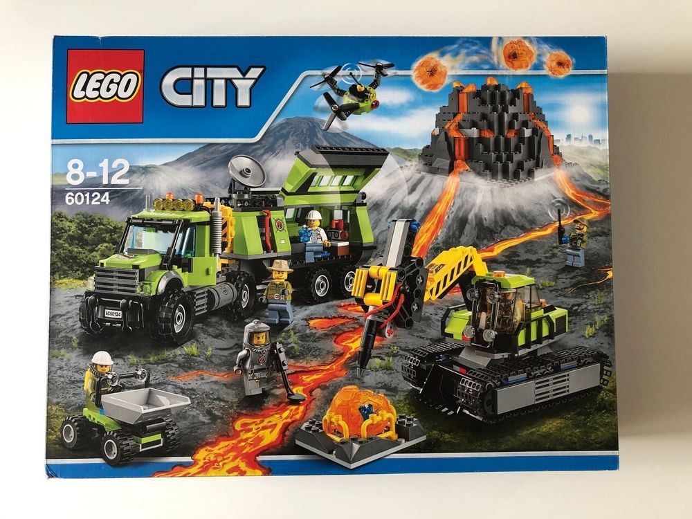 Lego 60124 City Vulkan-Forscherstation | Kaufen auf Ricardo