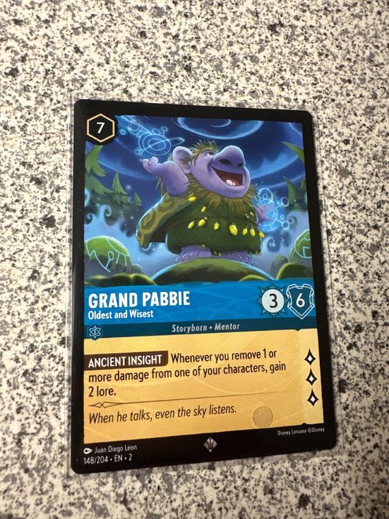 Grand Pabbie - Lorcana Rise of the Floodborn 148 / 204 (Neu (gemäss ...