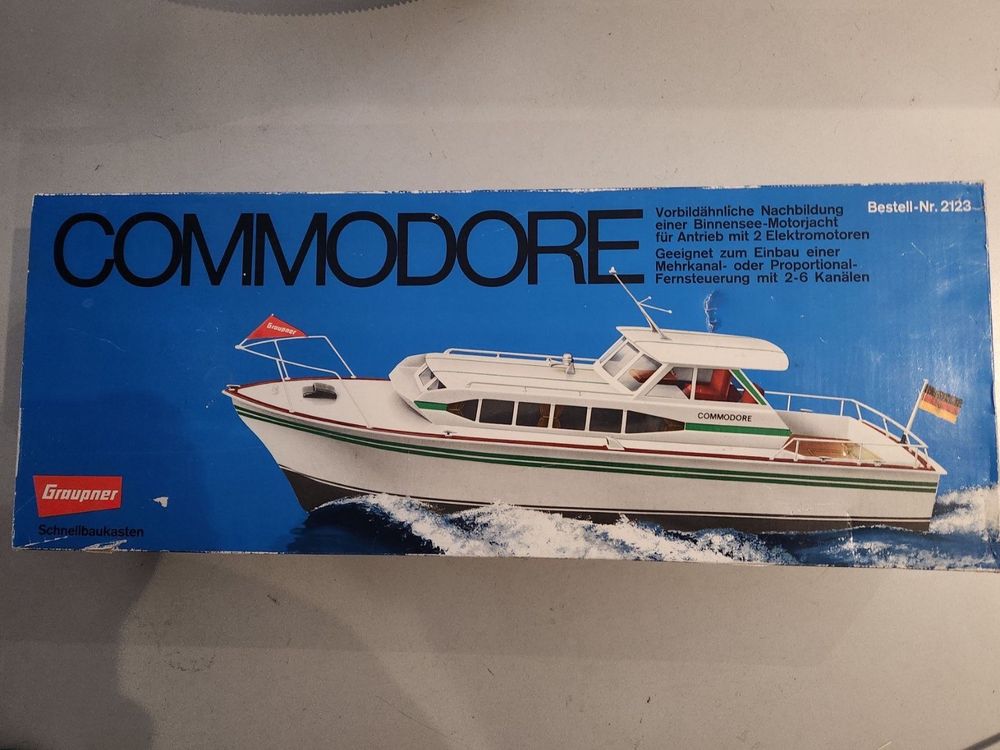Graupner Modelljacht Commdore Nr. 2123 (Defekt) in Glattpark (Opfikon ...