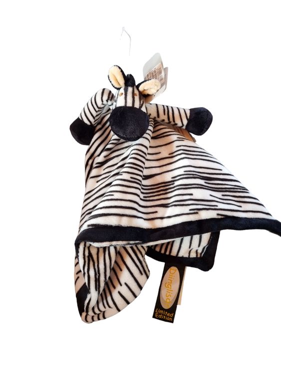 NEU Plüsch Schmusetuch Zebra von Diinglisar | Kaufen auf Ricardo